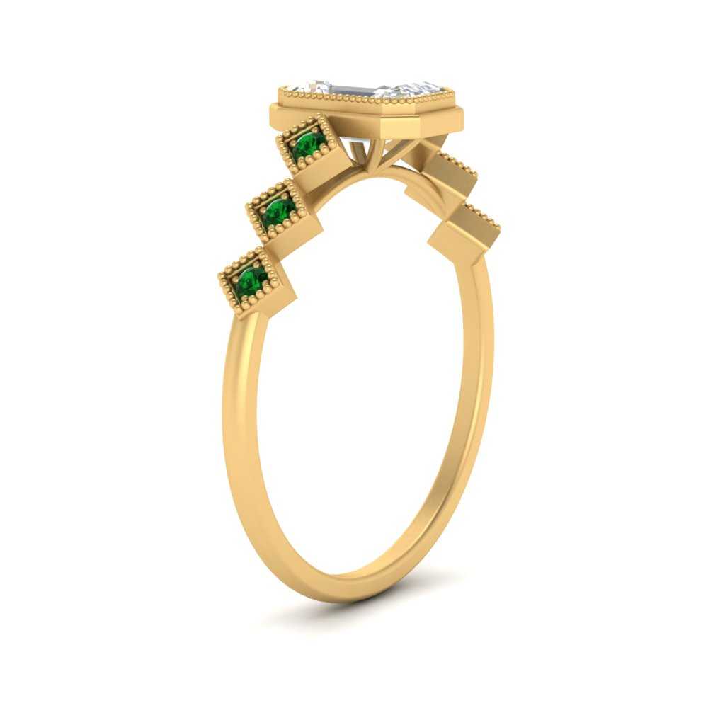 Half carat emerald store