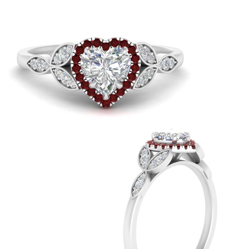 Beautiful Red Engagement Rings