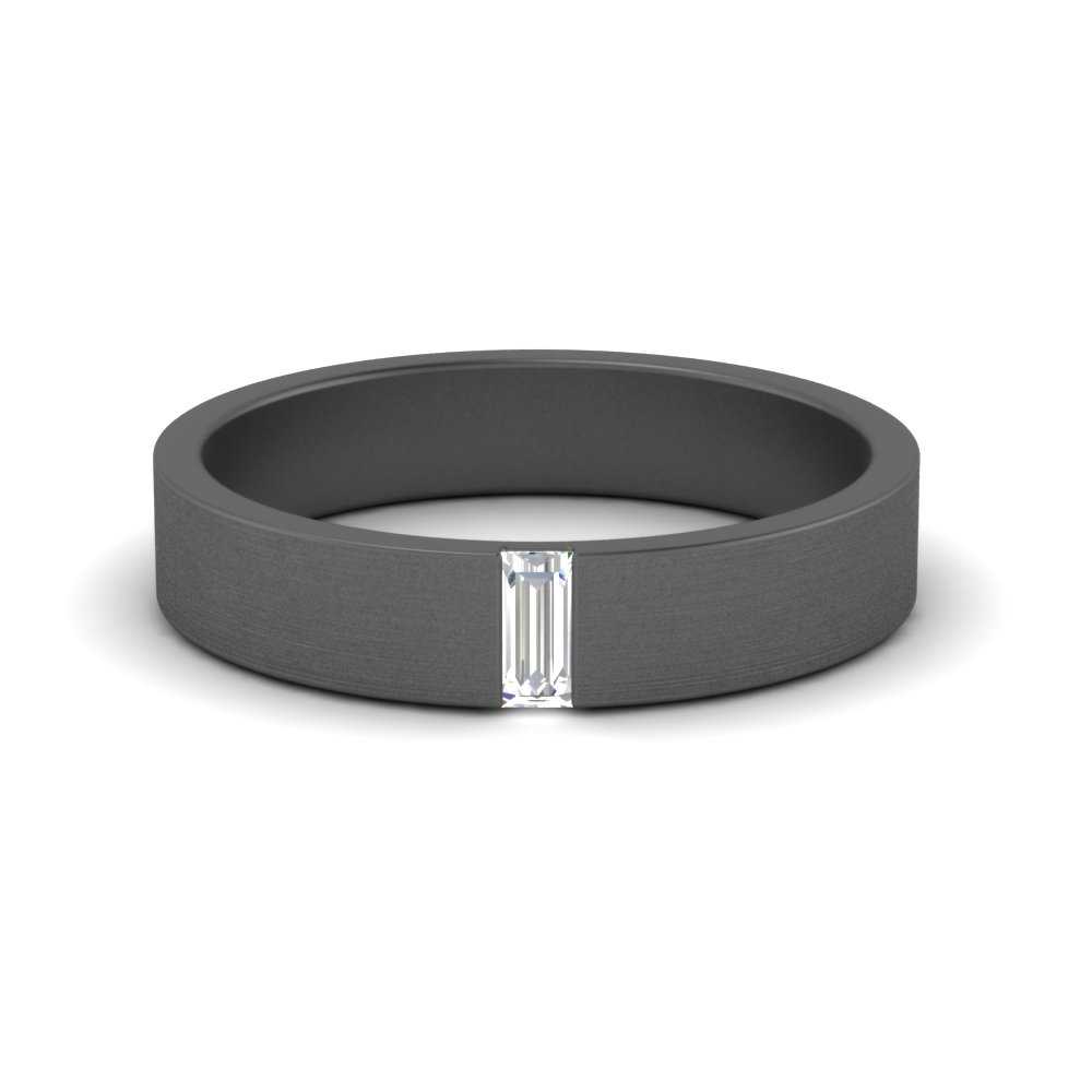 Mens Baguette Diamond Ring In 14K Black Gold Fascinating Diamonds Mens Baguette Diamond Ring In 14K Black Gold Fascinating Diamonds