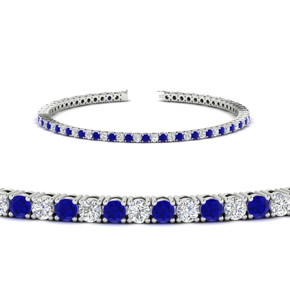 Sapphire diamond tennis bracelet store